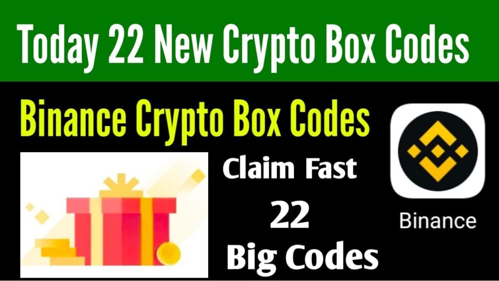 22 New Big Binance Crypto Box Codes Today - Claim Your Rewards in ...